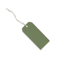 Strung Coloured Manila Tags - Red | The Essentials Company