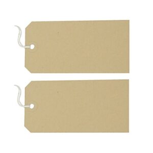 Strung Manila Tags (Parcel Labels) - Buff - 35mm x 70mm | The ...