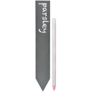 Upright Slate Labels Pack of 6 with Wax Pencil | The Essentials Company